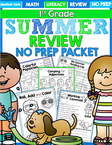 1st Grade Summer Skills WEB - Springs Charter Schools
