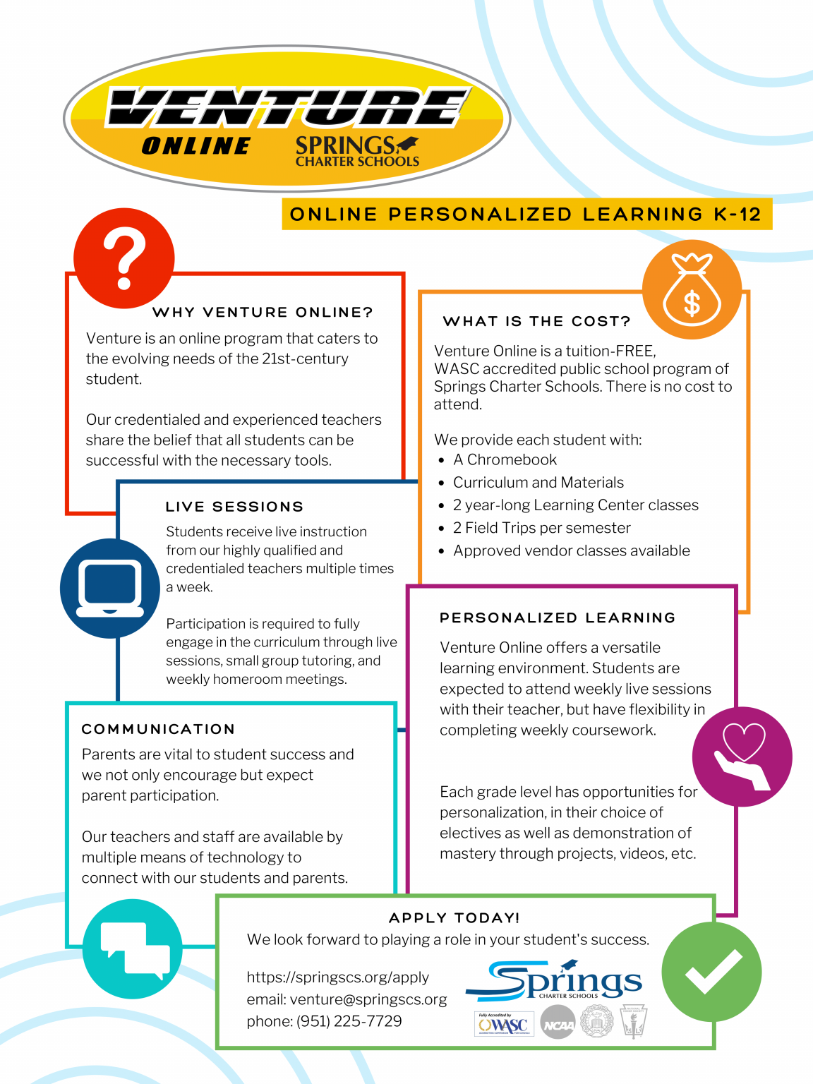 Venture Online (K-12) - Springs Charter Schools