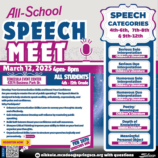 Speech Meet - Springs Charter Schools