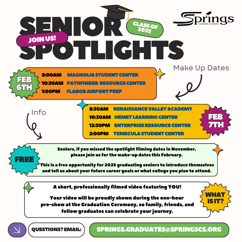 Senior Spotlight - Springs Charter Schools