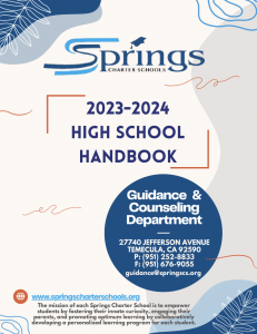 High School Handbook - Springs Charter Schools